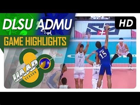UAAP 80 MV DLSU Vs ADMU Game Highlights March 3 2018 YouTube