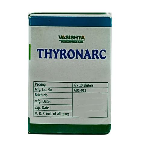 Buy Thyronarc 10tabs Vasishta Pharma