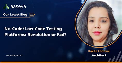 Nocodetesting Lowcodetesting Testautomation Softwarequality… Aaseya