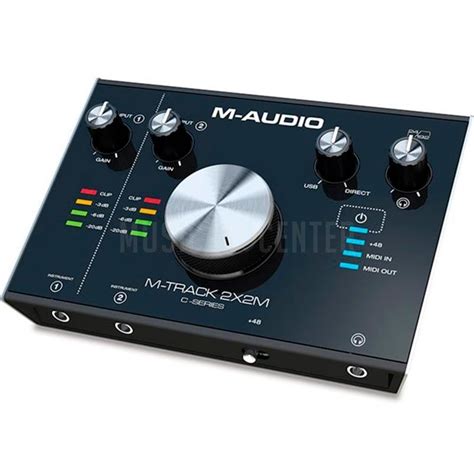 Interface de Gravação M Audio Mtrack 2x2 M Midi Usb Musica Center
