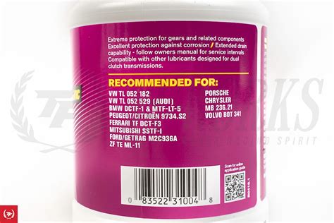 Red Line Dctf Synthetic Dual Clutch Transmission Fluid