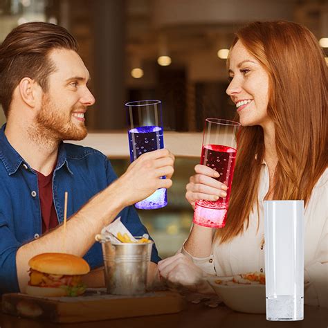 Com1950s Led Light Up Glasses Light Up Drinking Glasses 12 Ozs