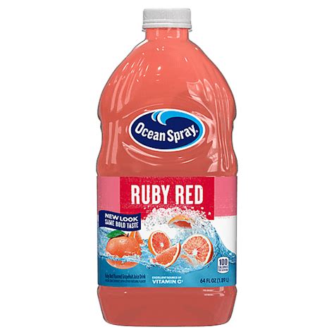 Ocean Spray Juice Ruby Red 64 Fl Oz Fruit And Berry Pennington