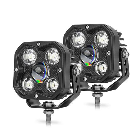 Colight 3inch Hd Series White Combo Beam Led Ditch Lights Set 2pcs