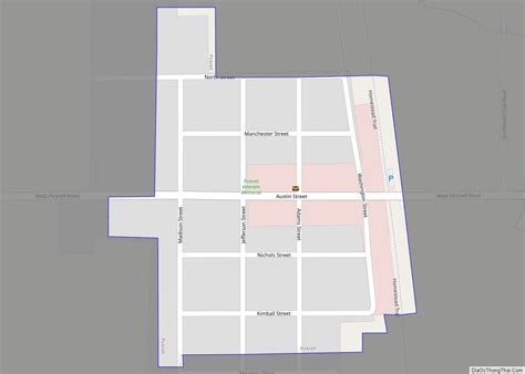 Map Of Pickrell Village Thong Thai Real