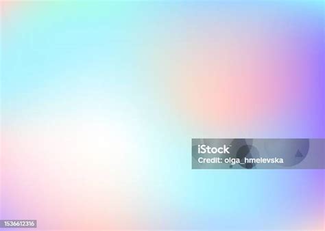 무지개 빛깔의 배경 네온 패턴 그래픽 전단지 소프트 홀로그라 0명에 대한 스톡 벡터 아트 및 기타 이미지 0명 기하 모던 양식 Istock