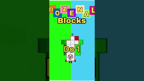 Dozenalblocks Intro Duodecimal From 0 To 2 Do Shorts Numberblocks Dozenalblocks Youtube