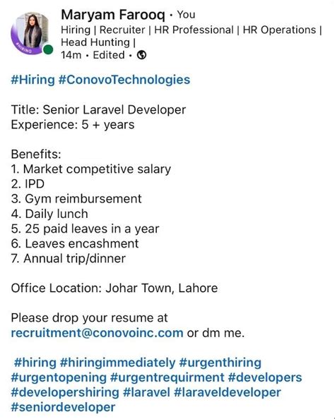 verified profiled on linkedin developer lahore laraveldeveloper