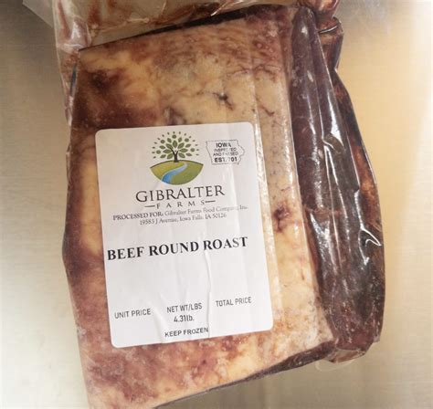 Large Beef Roast Gibralter Farms