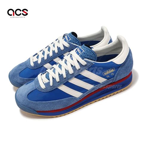 Adidas 休閒鞋 Sl 72 Rs 男鞋 藍 白 麂皮 皮革 復古 運動鞋 愛迪達 Ig2132 休閒鞋 Yahoo奇摩購物中心