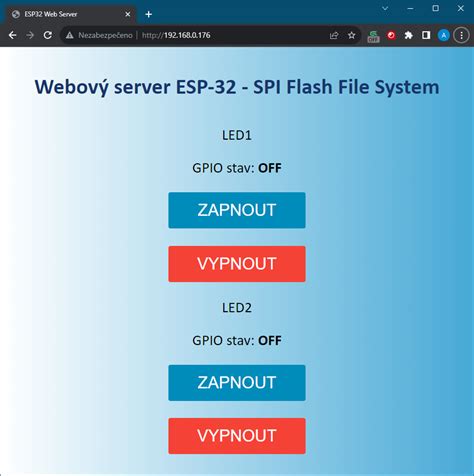 Lekce Spi Flash File System Pro Webov Server Na Esp