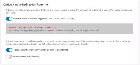 Redirection And Sso Links