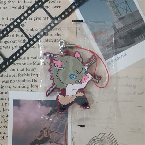 Inosuke Hashibira Keychain Hobbies And Toys Memorabilia And Collectibles