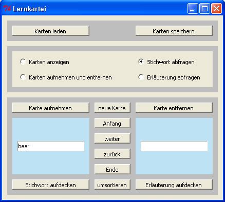 Inf Schule Projekt Lernkartei Projekt Abnahme