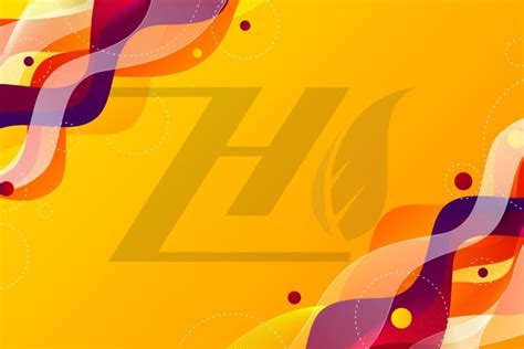 دانلود وکتور پس زمینه زرد با حاشیه مواج گرادیان دانلود رایگان فایل لایه باز، Psd، وکتور، لوگو