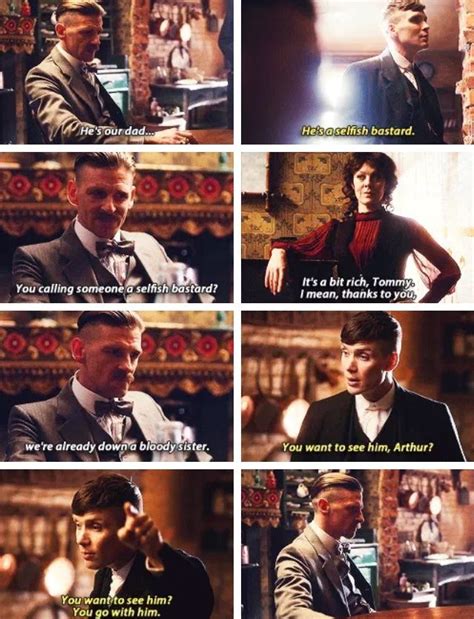 Peaky Blinders Arthur And Thomas Shelby Peaky Blinders Quotes Peaky
