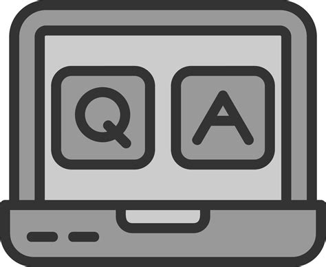 QA Vector Icon Design 16916612 Vector Art At Vecteezy