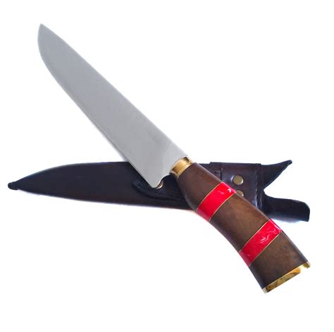 Faca Churrasco Cs Premium Aço Inox 8 Polegadas Chr12 A Cutelaria Do Sul