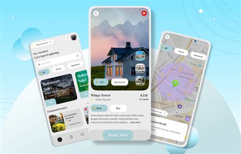Real Estate Mobile App Design On Behance