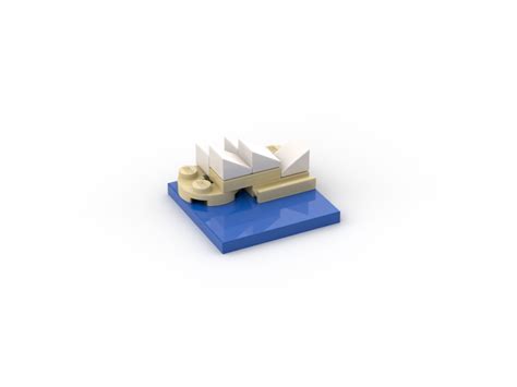 Lego Moc Sydney Opera House Nano Version By Denjohan Rebrickable