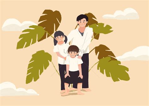 부모의 사랑 일러스트 무료 다운로드 Lovepik