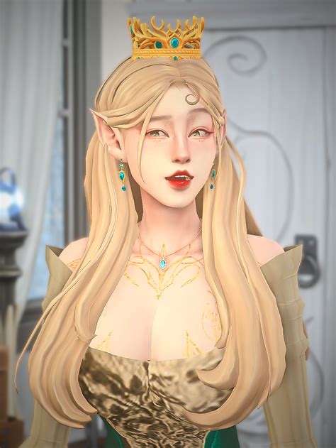 Celcia Marieclaire Queen Of The Elf V2 The Sims 4 Sims Loverslab