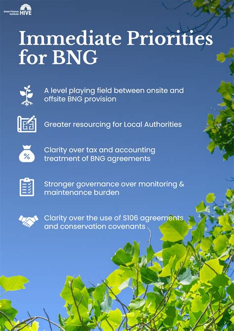 High Priorities For The Launch Of Biodiversity Net Gain Supporting