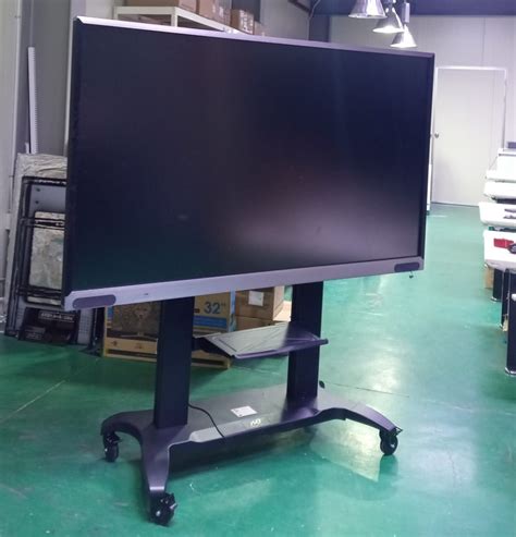강의용모니터 86인치 터치모니터 이동식 스탠드 설치 네이버 블로그