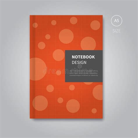 Notebook Cover Design Template Stock Vector Illustration Of Layout Magazine 60336663