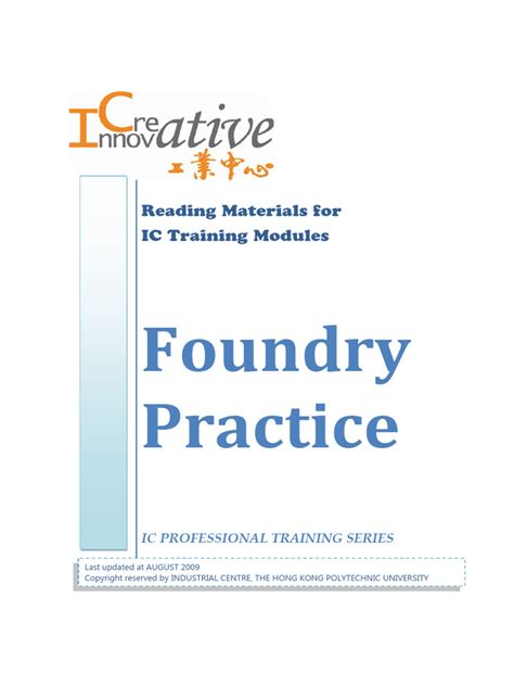 Ic Workshop Materials 09 Foundry Practice Pdf Foundry Alloy