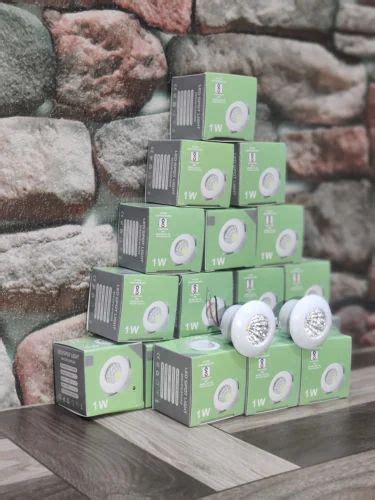 1w Led Button Light Cool Daylight At ₹ 25piece In Chennai Id