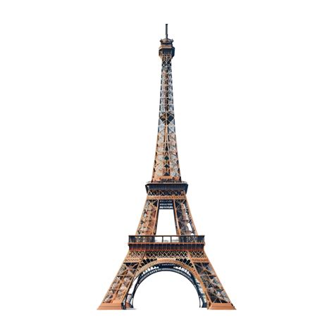 A Tower Made By Eiffel Against Transparent Background PNG