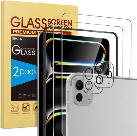 Sparin 2 2 Pack Screen Protector For Ipad Pro 13 Inch 2024 7th Generation M4