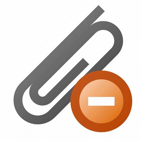 Attach Attachment Delete Icon Download On Iconfinder