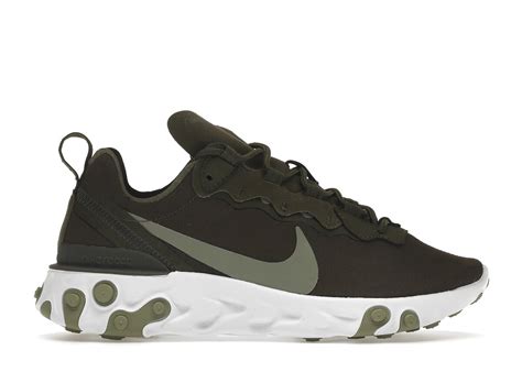 Nike React Element 55 Cargo Khaki Cargo Khakiwhite Editorialist