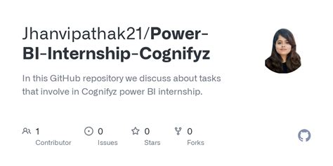 Github Jhanvipathak21 Power Bi Internship Cognifyz In This Github Repository We Discuss About