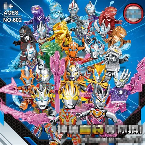 Ultraman Mini Toys Blind Bag Figures Random Building Blocks 602 Shopee Malaysia