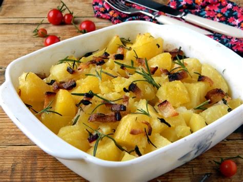 Receta De Patatas Al Horno Con Cebolla