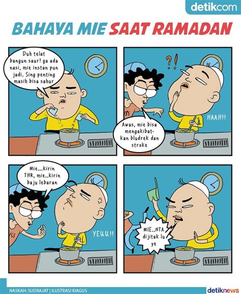 Plesetan Si Komar Soal Mie Jelang Lebaran