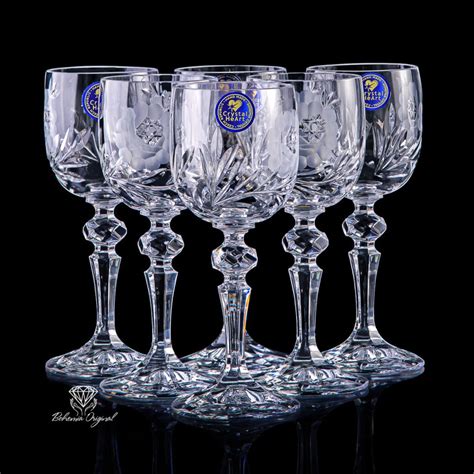 Handcrafted 270ml Massive White Wine Lead Crystal Glasses Modern