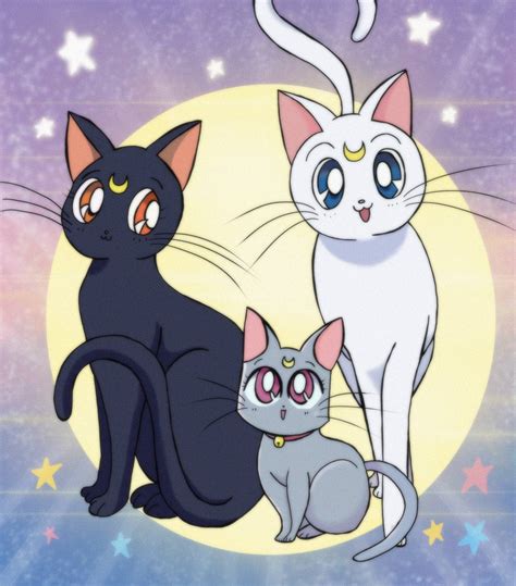 Luna Artemis And Diana Sailor Moon By Missmetamorphine On Deviantart