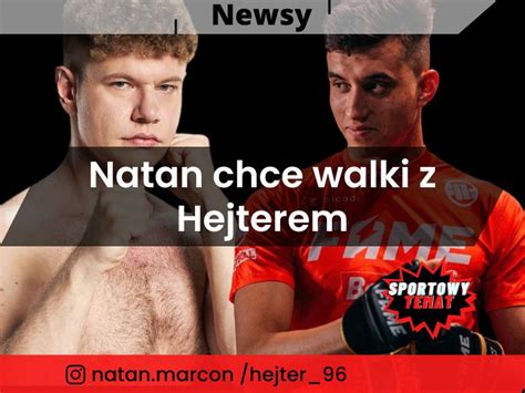 Natan Marcon MMA Rekord Freak Fighty Walki Siostra Waga Wzrost