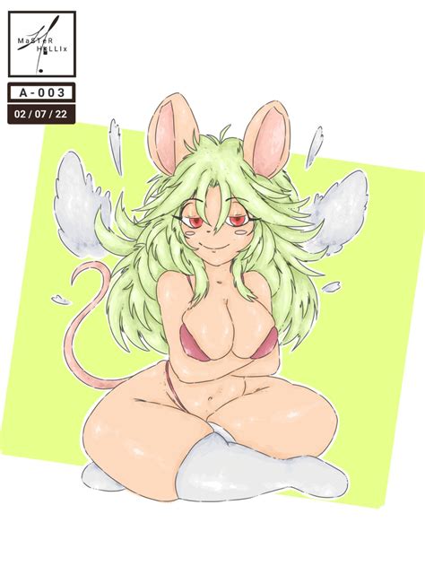 Rule 34 Bra Breasts Crossed Arms Crossed Legs Ehazord Hips Mad Rat