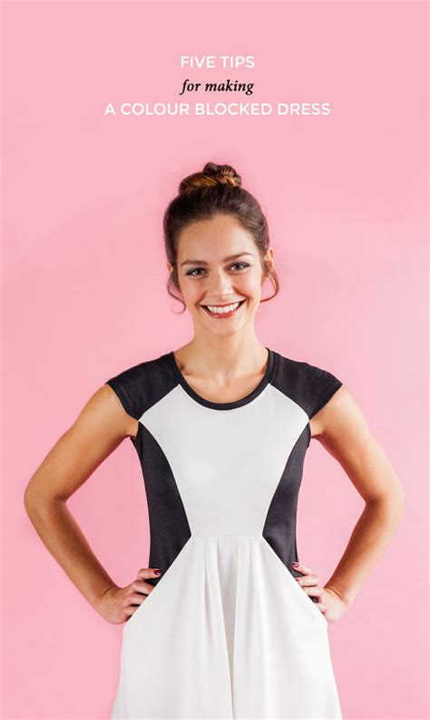 Tilly And The Buttons Five Tips For Making A Colour Blocked Dress