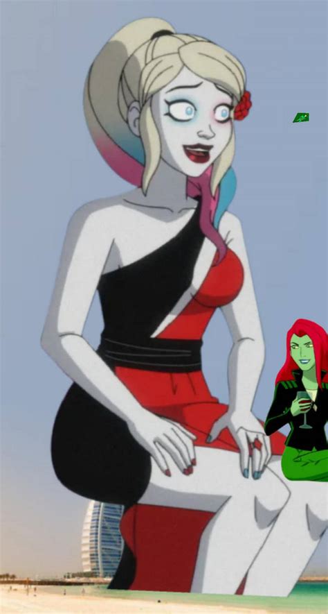 Giantess Harley Quinn And Mini Giantess Poison Ivy By Agpolg On Deviantart