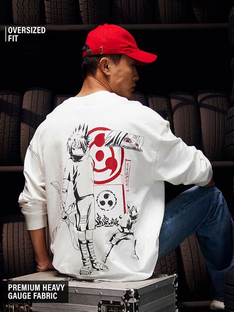 Buy Naruto Uchiha Clan Oversized Full Sleeve T Shirt Online