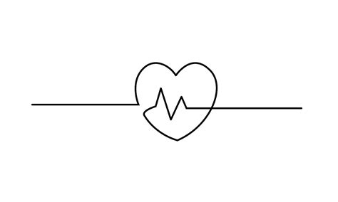 Animated Heart With Heart Rate Graphic By Subujayd · Creative Fabrica