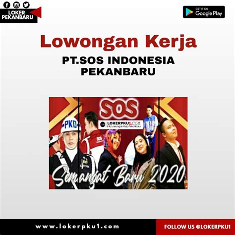 Lowongan Kerja Pt Sos Indonesia Agustus 2020 Loker Pekanbaru
