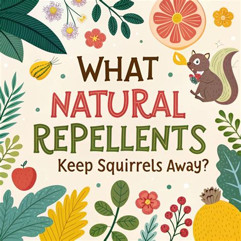What Natural Repellents Keep Squirrels Away Humane Pest Control