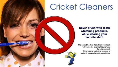 Important Tip About Toothpaste And Your Clothes Bleaching Clothes